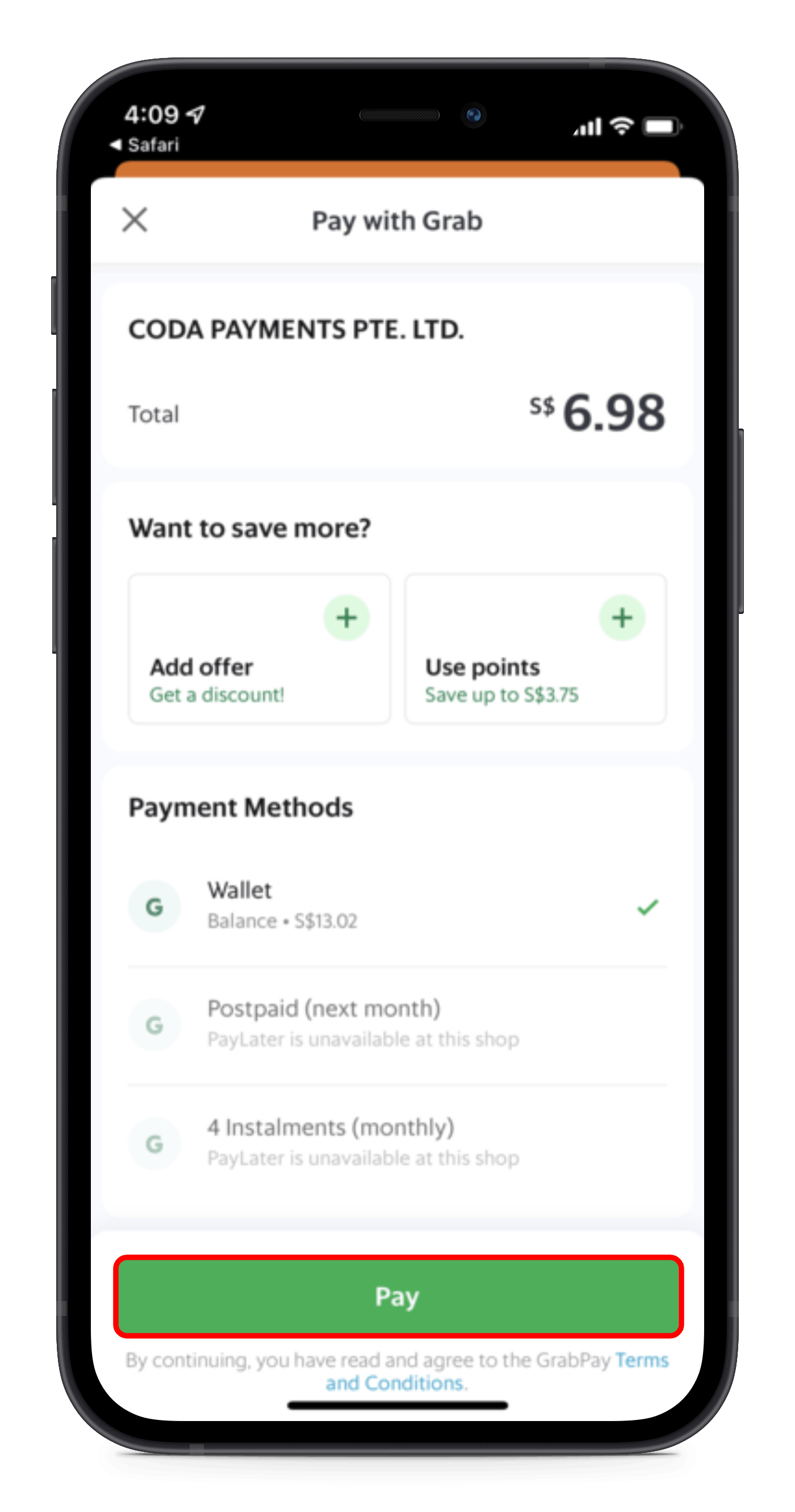 How to Make Payment Using GrabPay – Codashop Singapore